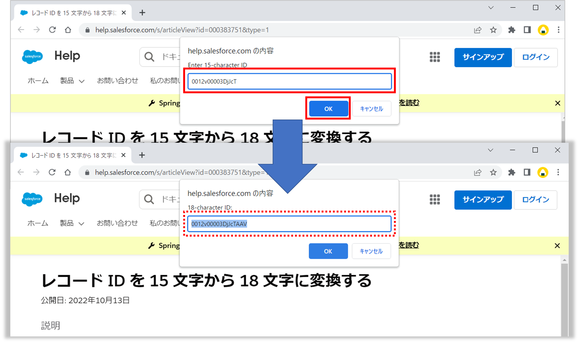 Salesforce IDの15桁と18桁の違いとは？